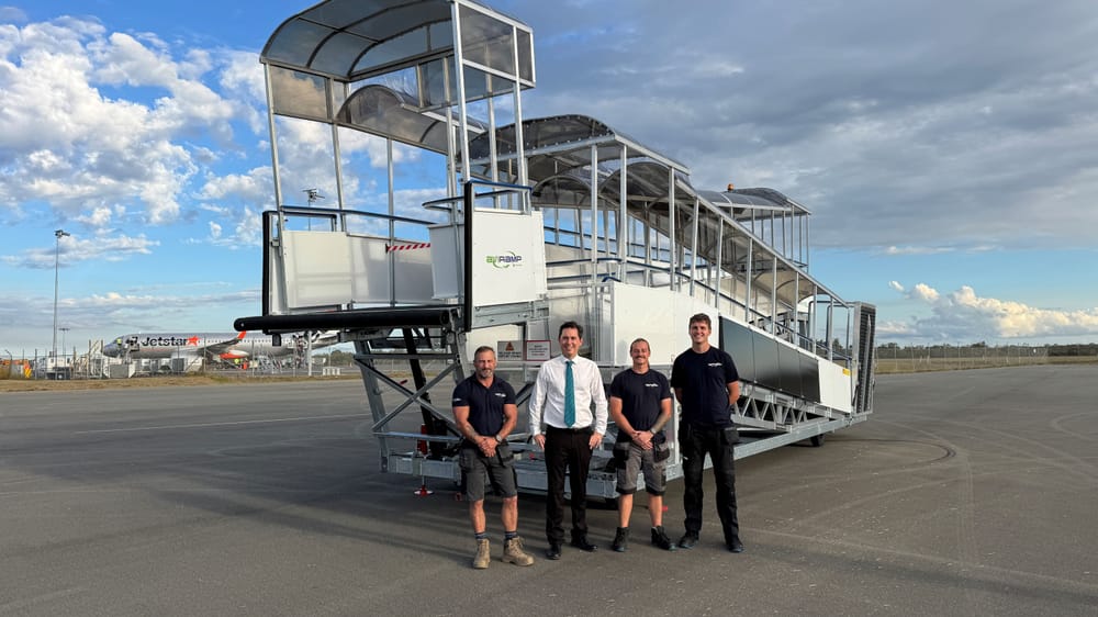 New ramp makes Hervey Bay Airport more accessible