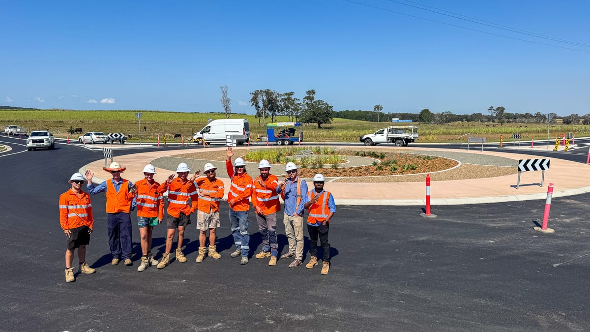 Nikenbah roundabout upgrade now complete